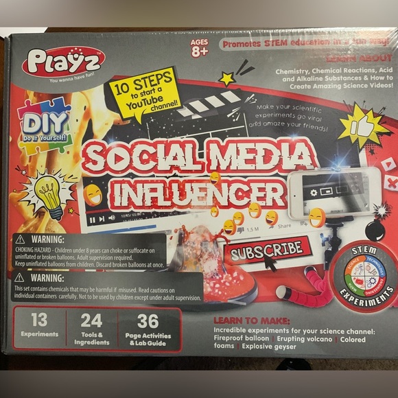 Playz | Toys | Playz Social Media Influencer Science Kit | Poshmark
